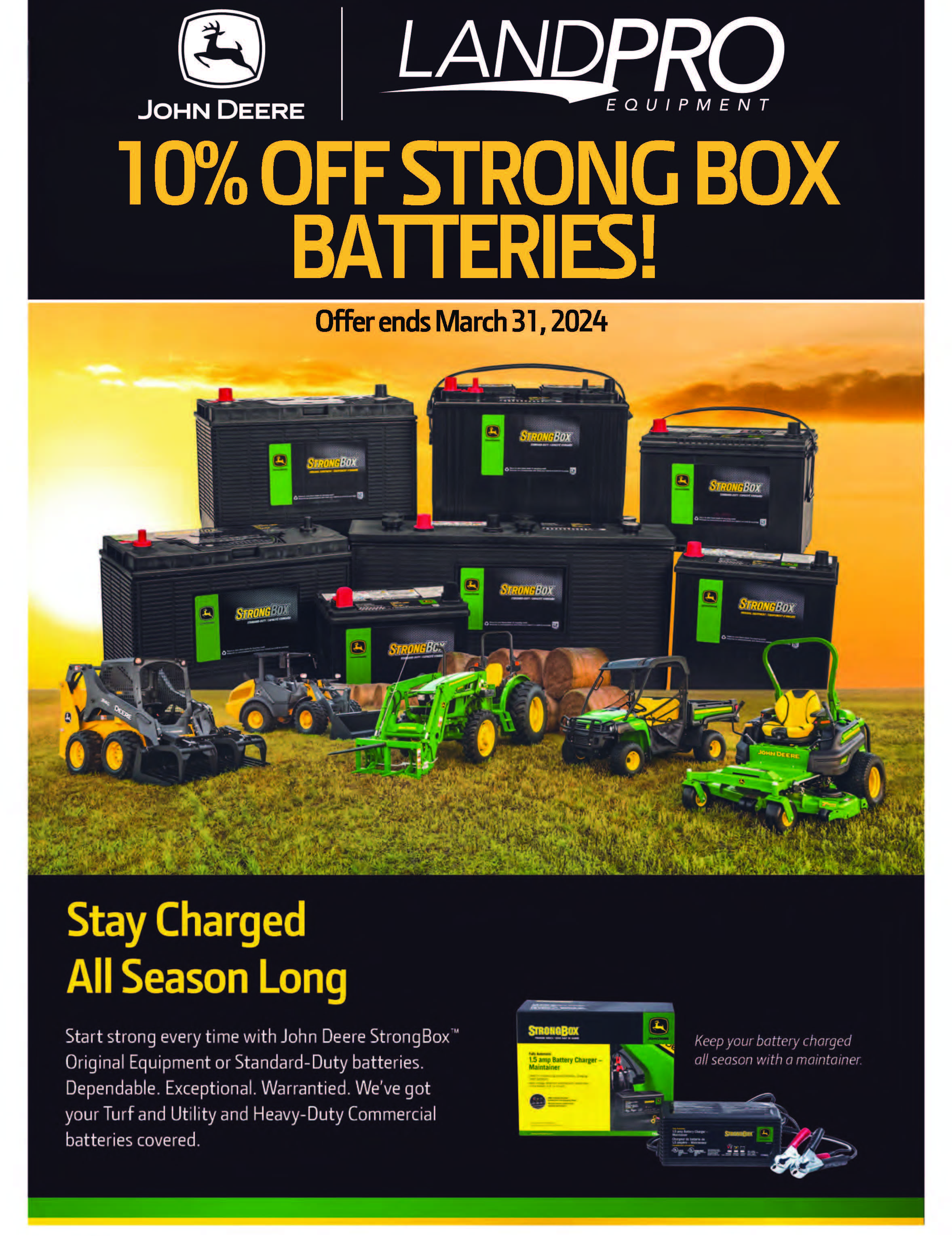 Parts Specials » LandPro Equipment; NY, OH & PA