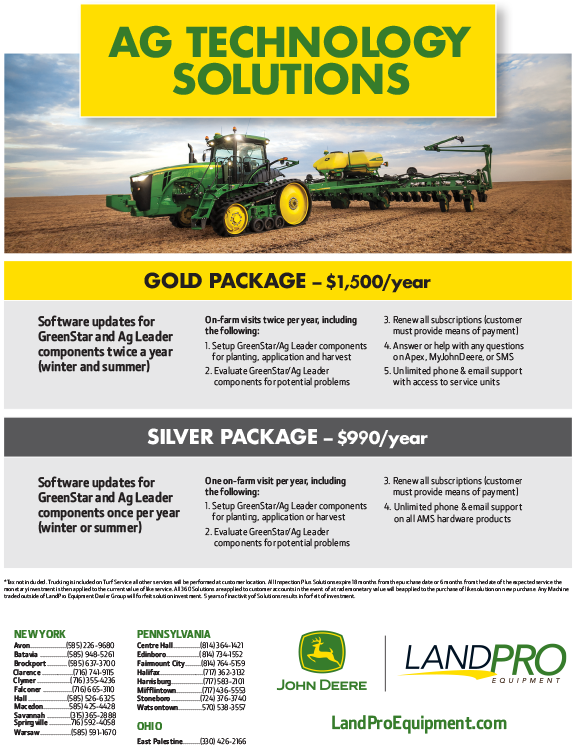 360° Solutions Gold & Silver Package » LandPro Equipment; NY, OH & PA